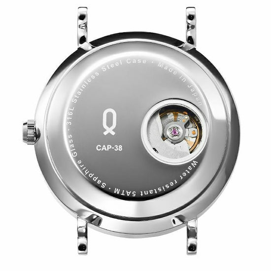 Knot CAP-38SVLGN 腕時計 メカニカル ライトグリーン メンズ レディース 日本製 38mm オープンハート – Maker's Watch Knot