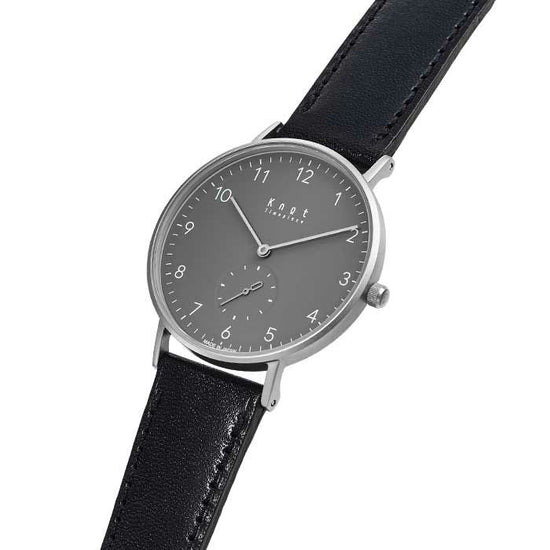 Knot CS-36ASVGR 腕時計 メンズ レディース クォーツ グレー 日本製 36mm スモールセコンド – Maker's Watch Knot