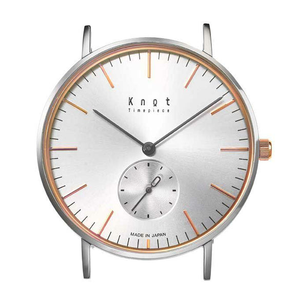 Knot CS-36SVSVRG 腕時計 メンズ レディース クォーツ シルバー 日本製 36mm スモールセコンド – Maker's Watch Knot