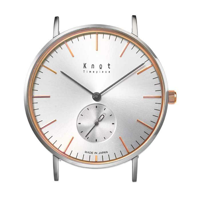 Knot CS-36SVSVRG 腕時計 メンズ レディース クォーツ シルバー 日本製 36mm スモールセコンド – Maker's Watch Knot