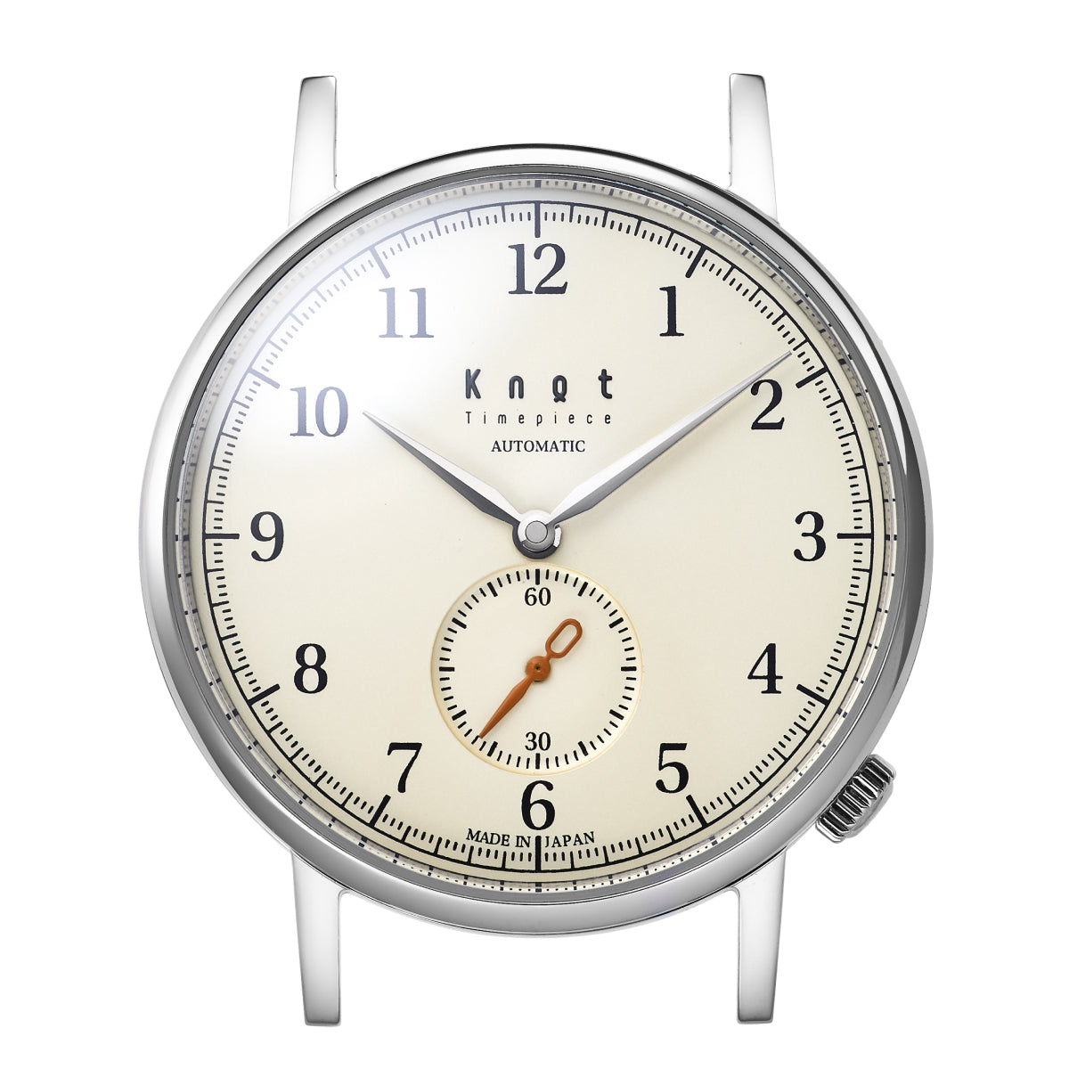 Knot CAS-36SVIV 腕時計 メンズ レディース 機械式 ホワイト 日本製 36mm スモールセコンド – Maker's Watch Knot
