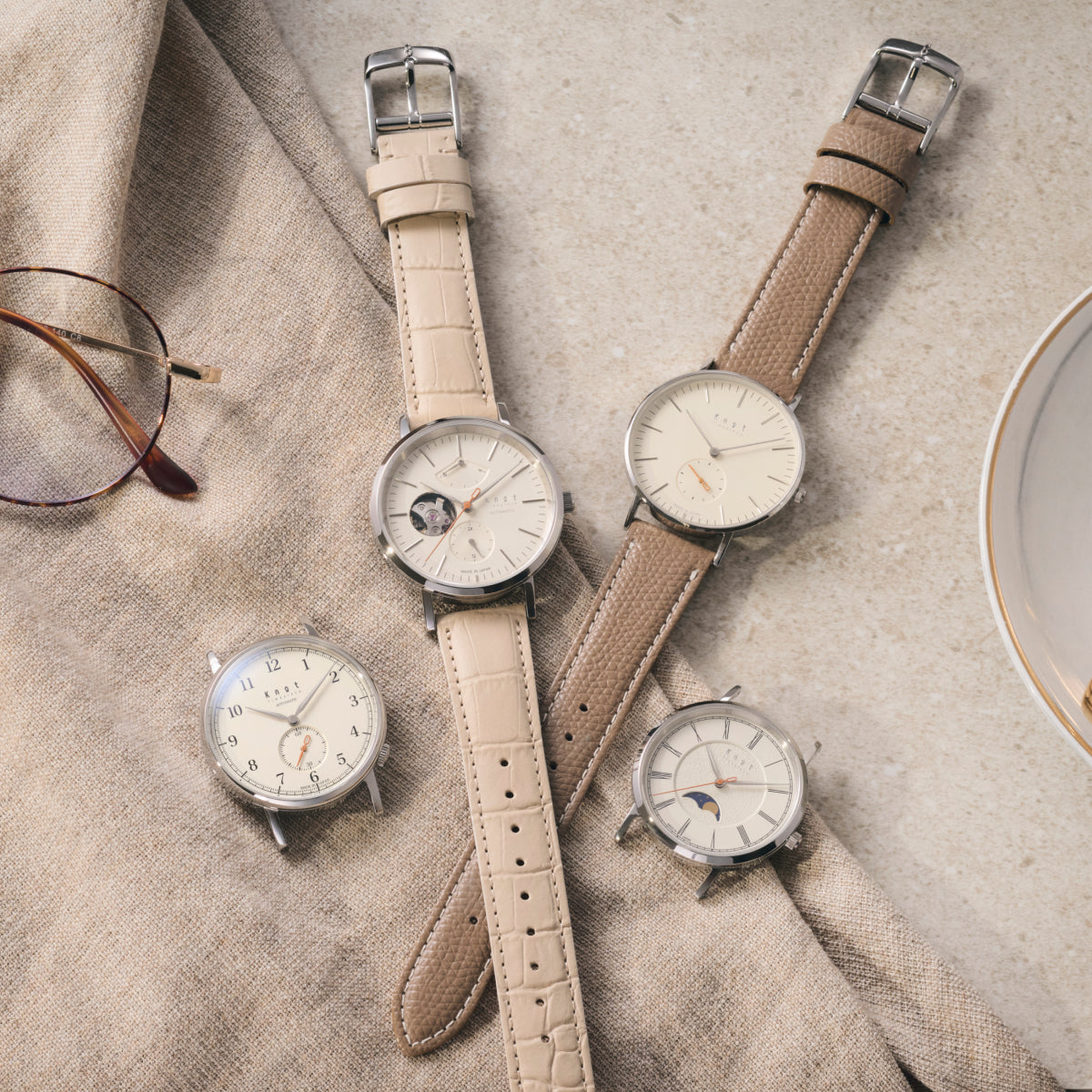 Knot CAP-38SVIV 腕時計 メンズ レディース 日本製 38mm オープンハート – Maker's Watch Knot