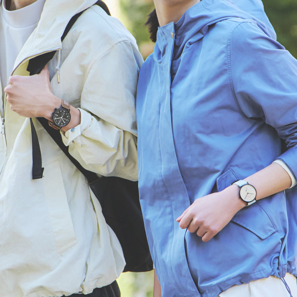 Knot CS-36ASVGR 腕時計 メンズ レディース クォーツ ブラック 日本製 36mm スモールセコンド – Maker's Watch Knot