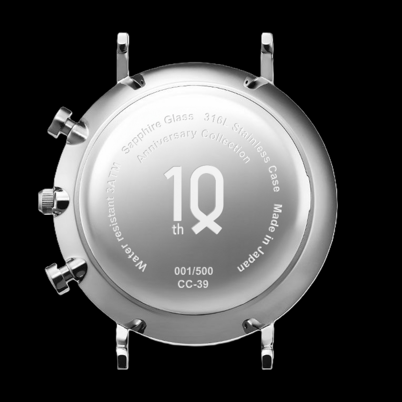 Knot CC-39SVWH 腕時計 メンズ レディース クォーツ 日本製 39mm クロノグラフ – Maker's Watch Knot