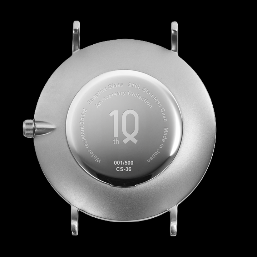 Knot CS-36SVPT 腕時計 メンズ レディース クォーツ 日本製 36mm スモールセコンド – Maker's Watch Knot