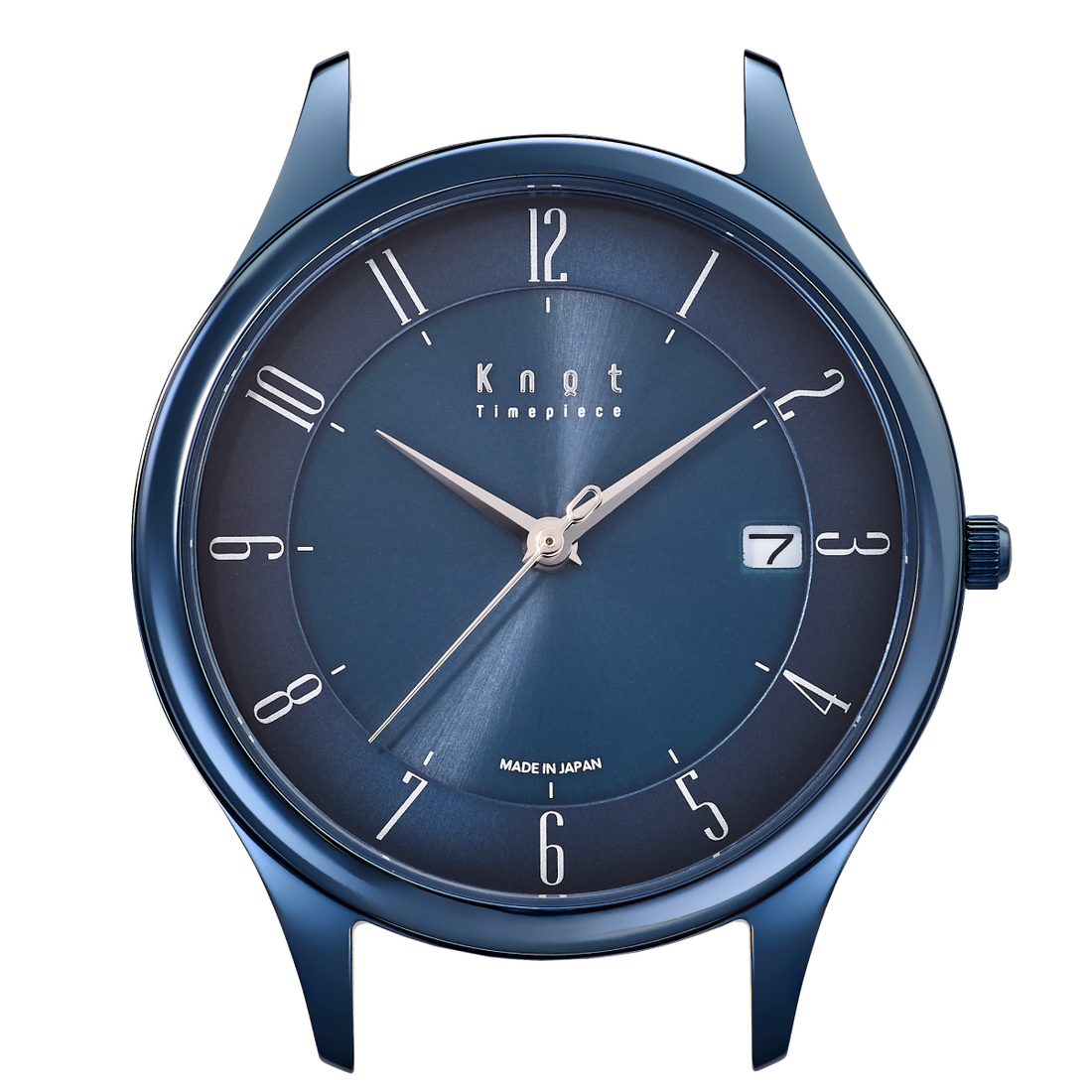 Knot CS-38ALBLLBL 腕時計 メンズ レディース ソーラー ブルー 日本製 38mm シンプル – Maker's Watch Knot