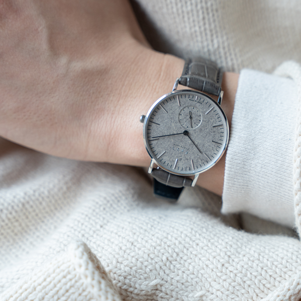 Knot CS-36SVPT 腕時計 メンズ レディース クォーツ 日本製 36mm スモールセコンド – Maker's Watch Knot